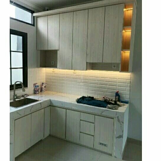Jual Kitchen set minimalis hpl taco | Shopee Indonesia