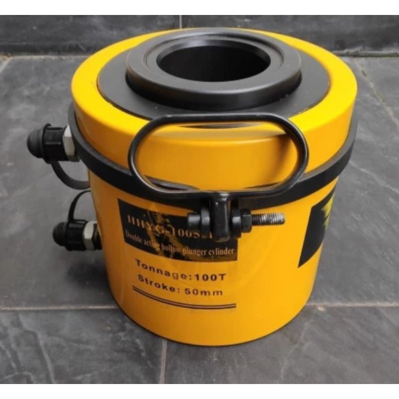 Jual Hydraulic Cylinder Double 100 Ton Stroke 50 Mm Hidrolik Silinder 100 Ton Stroke 50Mm Barton ...