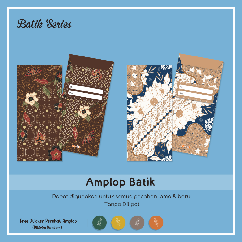 Jual AMPLOP BATIK FREE PEREKAT AMPLOP | Shopee Indonesia