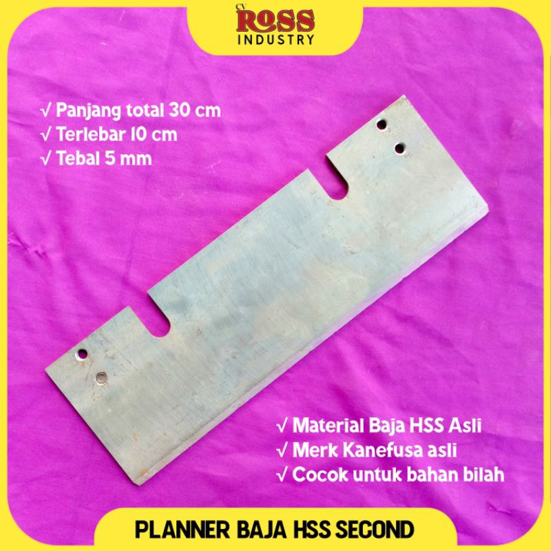 Jual Pisau planner second merk Kanefusa jumbo lebar baja HSS Asli ...