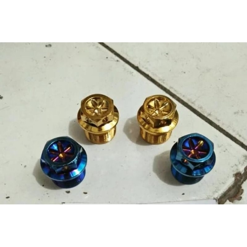 Jual Baut Mur probolt head Thailand gold Heng ukuran 12 Kawasaki ninja ...