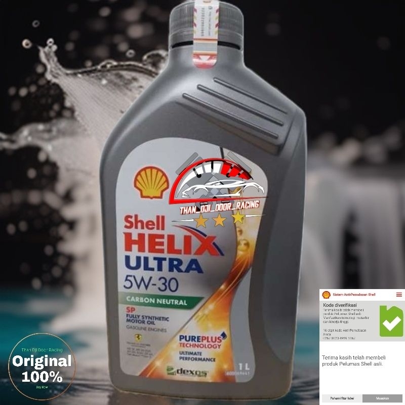 Jual Oli mesin Shell Helix Ultra 5W-30 Ukuran 1 Liter Engine Oil ...