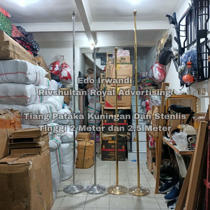 Jual Tiang Bendera Ruangan Tiang Bendera Pataka Kuningan dan Stenlis ...
