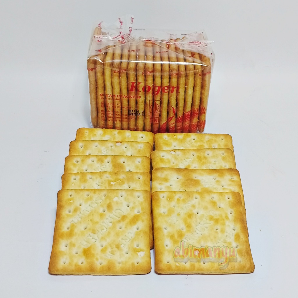 Jual kreker tawar / gabin / Cream Crackers khong guan 137gr | Shopee ...