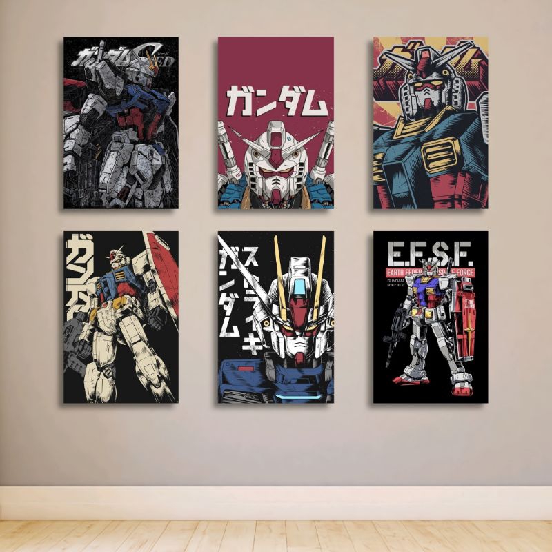 Jual HIASAN DINDING AESTHETIC POSTER ROBOT GUNDAM DEKORASI RUANGAN ...