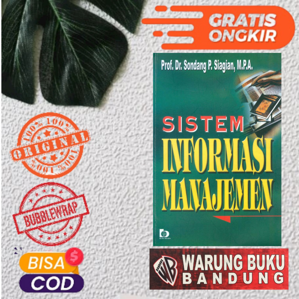 Jual Buku Sistem Informasi Manajemen - Sondang P Siagian | Shopee Indonesia