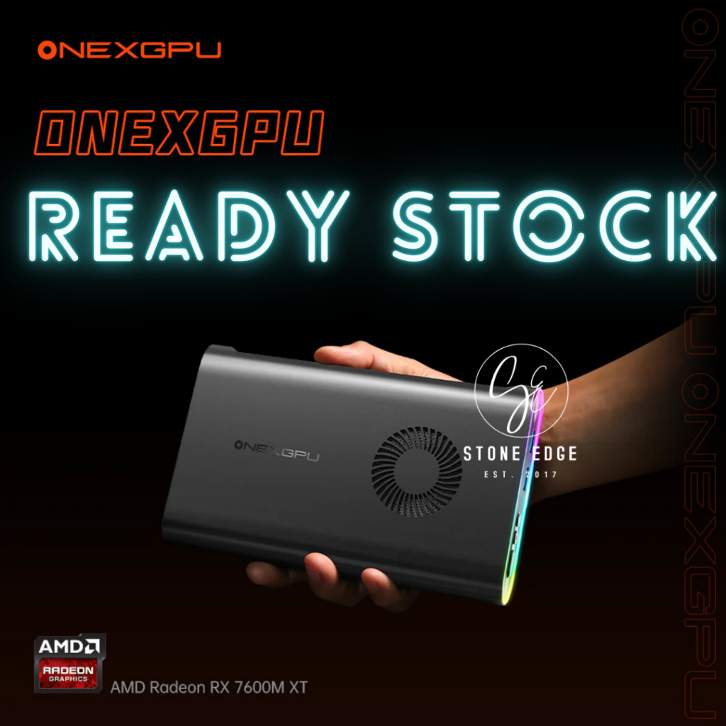 Jual ONEXGPU One XGPU eGPU Portable dengan Port SSD AMD Radeon 7600M XT | Shopee Indonesia