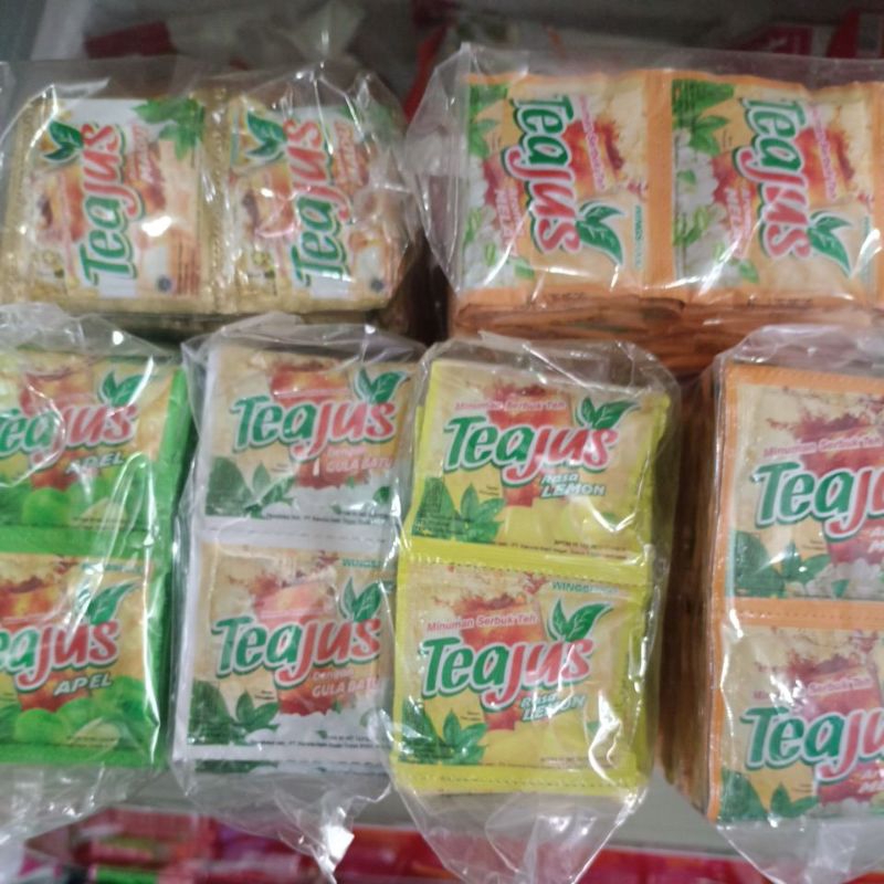 Jual TEAJUS renceng @10pcs @ 8g terlengkap varian termurah | Shopee ...