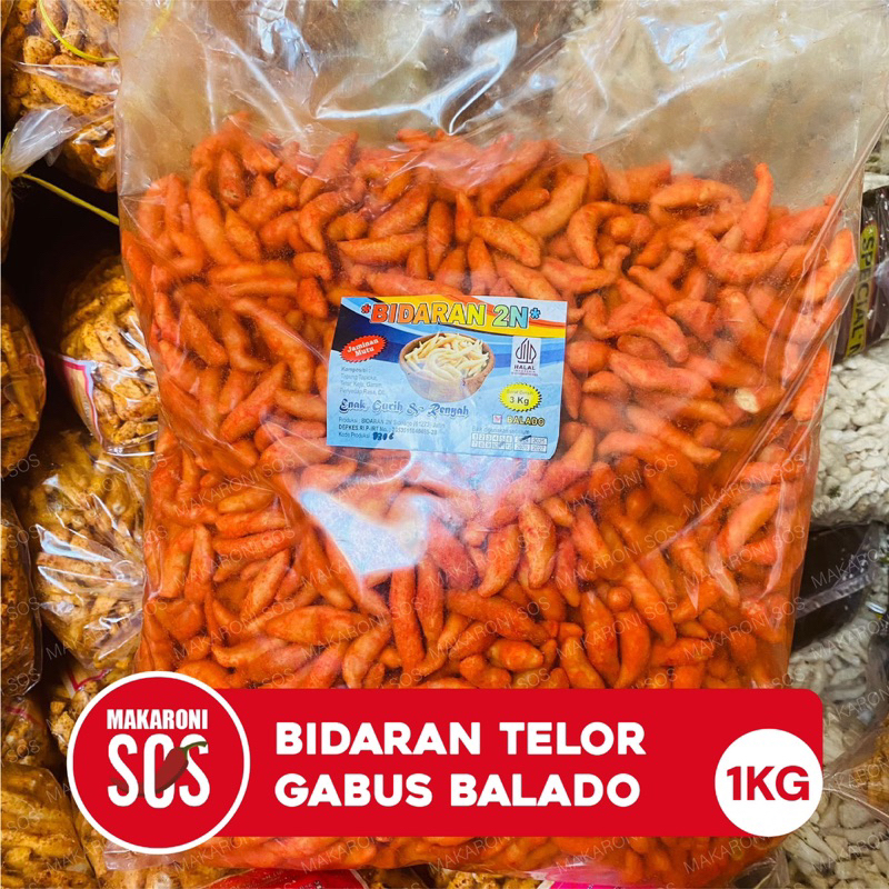 Jual Bidaran Balado 1KG Bidaran Pedas Manis Rasa Balado Telor Gabus ...