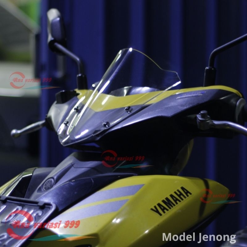 Jual Visor yamaha aerox 155 new visor aerox new dan old - windshield ...