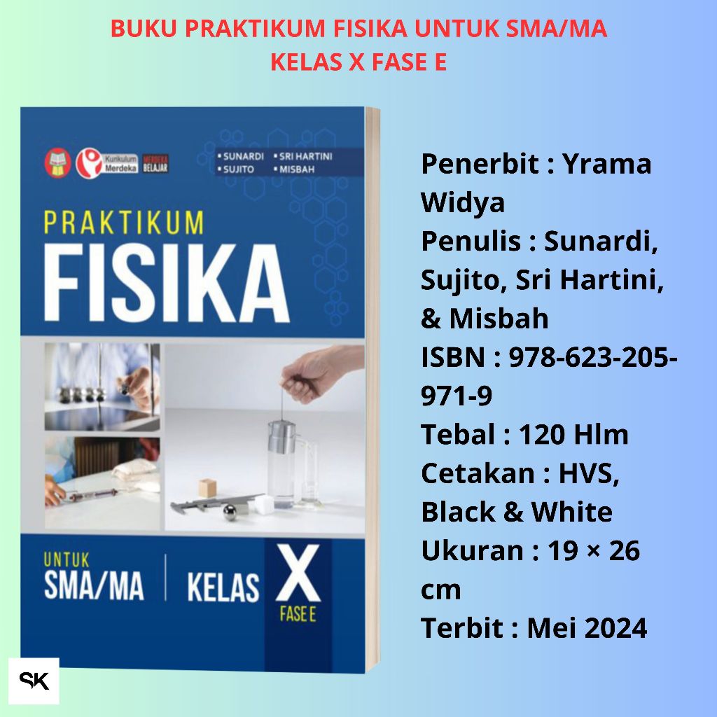 Jual Buku Praktikum Fisika SMA/MA Kelas X/10 Kurikulum Merdeka | Shopee Indonesia