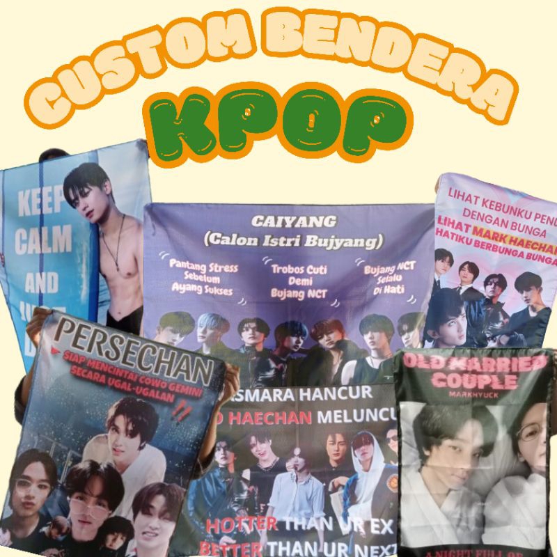 Jual CUSTOM BENDERA BANNER KPOP NCT DREAM 127 WAYV WISH SEVENTEEN ...