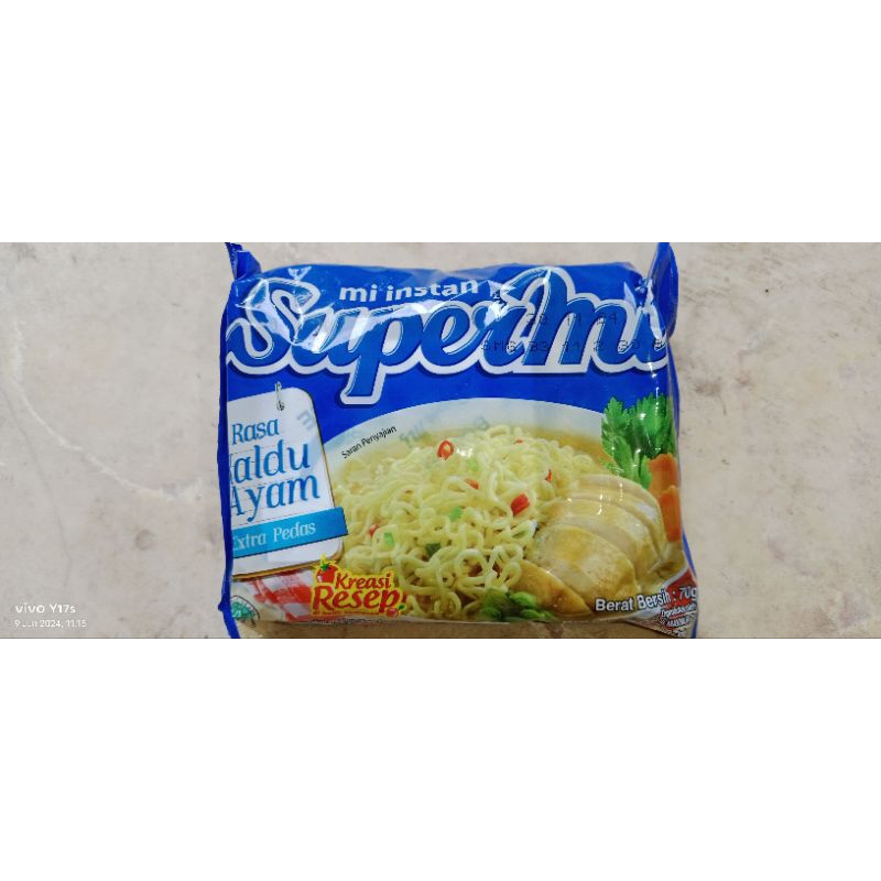 Jual mie instant supermi rasa kaldu ayam exstra pedas | Shopee Indonesia
