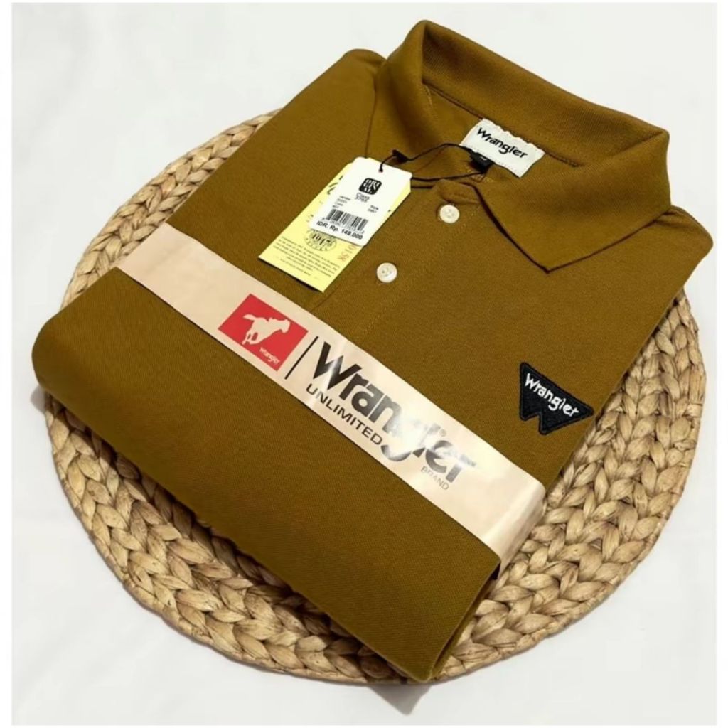 Jual Kaos Kerah Polo Wrangler Original Full Tag Label Tshirt Polo Kerah ...