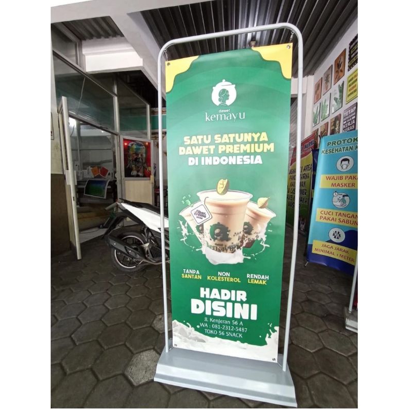 Jual Stand Door Frame Banner / Stand Banner / Hanger Banner | Shopee ...