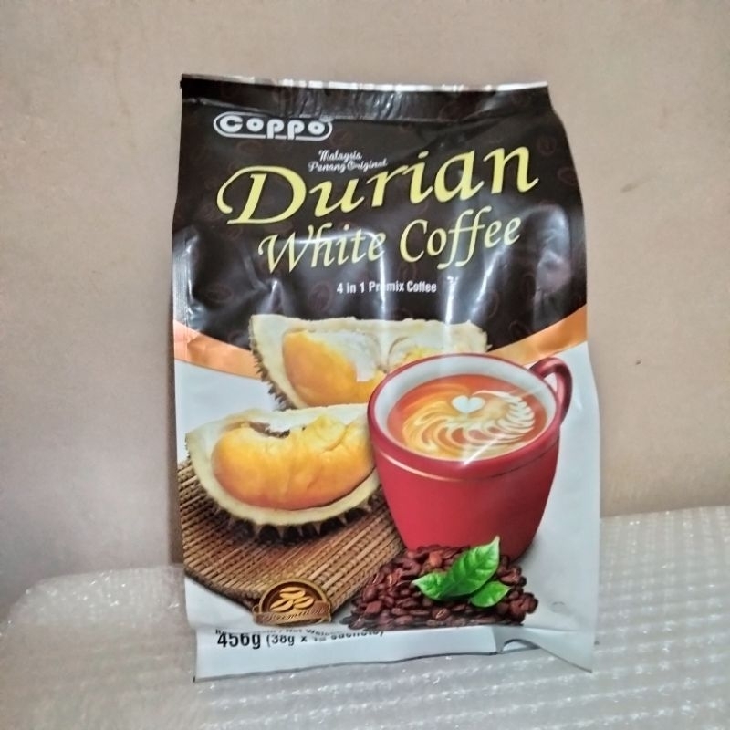 Jual DURIAN WHITE COFFEE / KOPI DURIAN / KOPI MALAYSIA / KOPI INSTAN ...