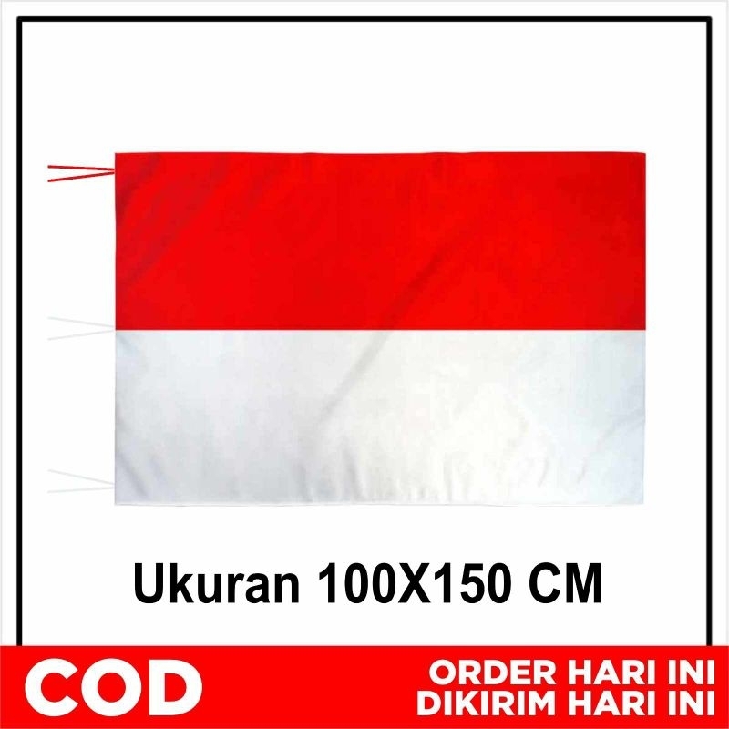 Jual ONETED - BENDERA MERAH PUTIH INDONESIA 100X150 CM | Shopee Indonesia
