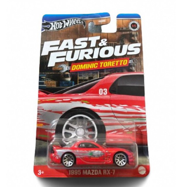 Jual Hot Wheels Mazda Rx-7 Fast & Furious Dominic Toretto | Shopee ...