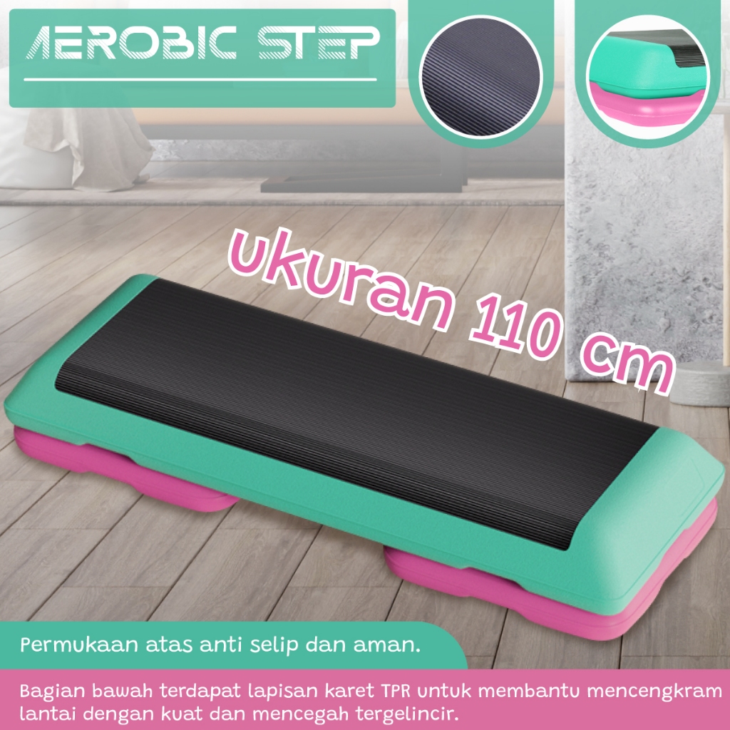 Jual BG SPORT Aerobic Step / Papan Senam Fitness Gym Aerobic Exercise ...