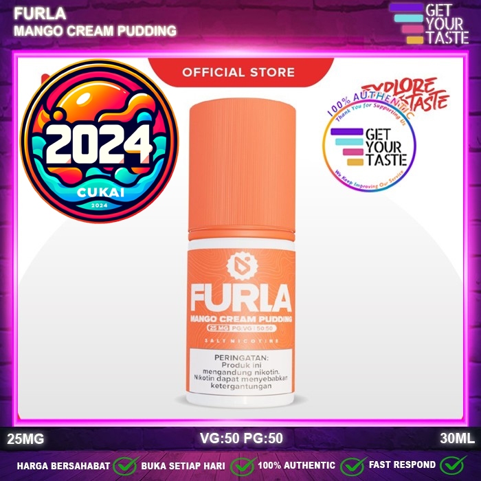 Jual Liquid Furla Mango Cream Pudding Salt Nic 30ML Saltnic by DJI ...