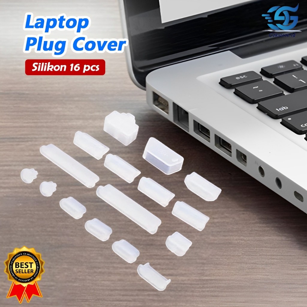Jual Penutup Lubang Laptop Dan Komputer Anti Debu Silikon 16 Pcs ...