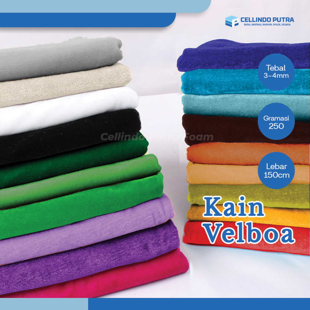 Jual Cellindo Kain Velboa Ghesang Polos Bahan Bulu Boneka & Bantal (ECERAN) | Shopee Indonesia