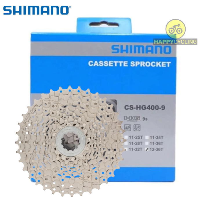 Jual Cassette Sprocket Shimano HG400 HG 400 9 Speed 12-36T Happy ...