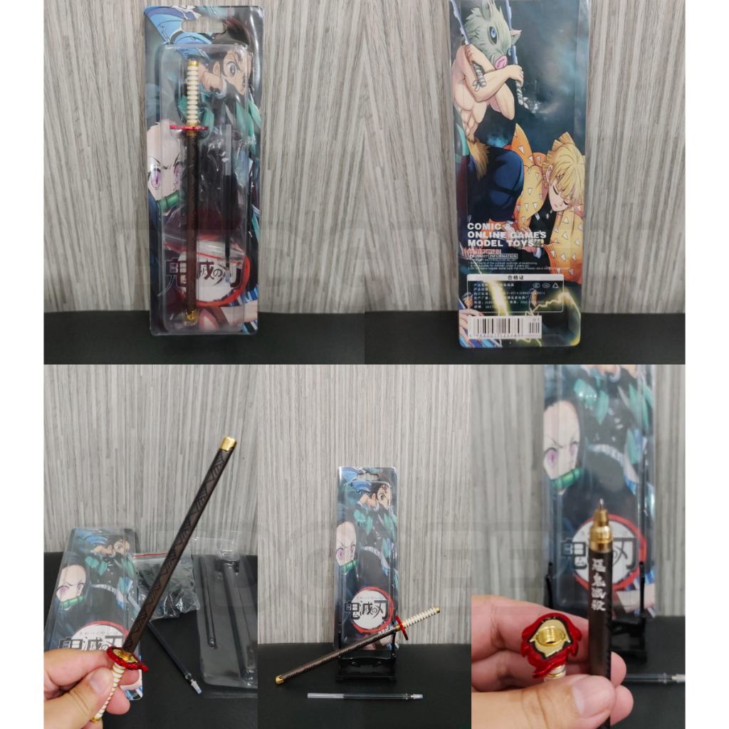 Jual swordpen pulpen pedang demon slayer rengoku koleksi swor pen ...