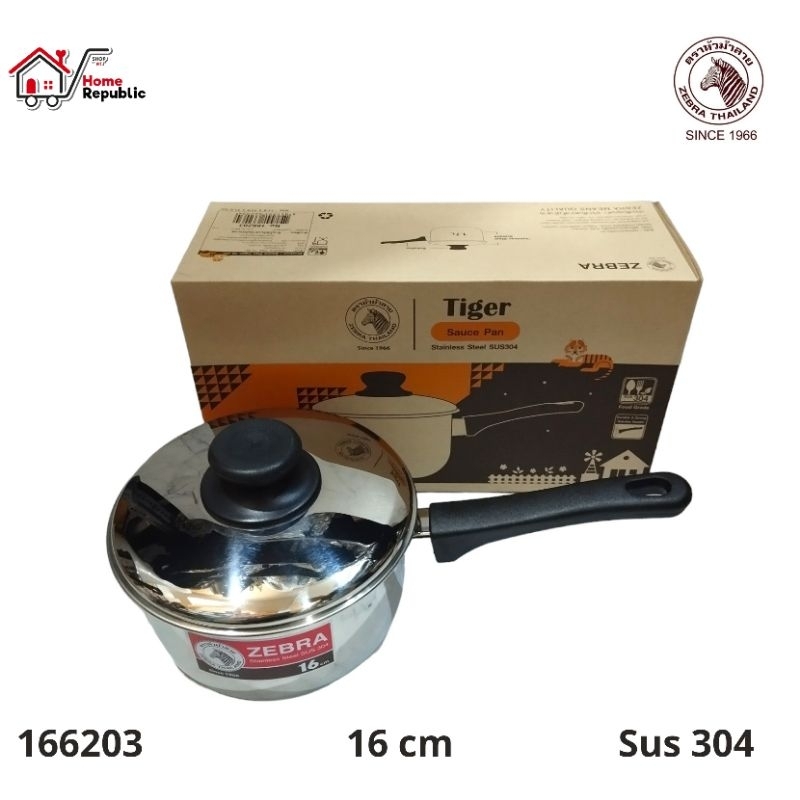 Jual Zebra Sauce Pan 16cm Panci (166203) Panci Susu Panci Mpasi ...