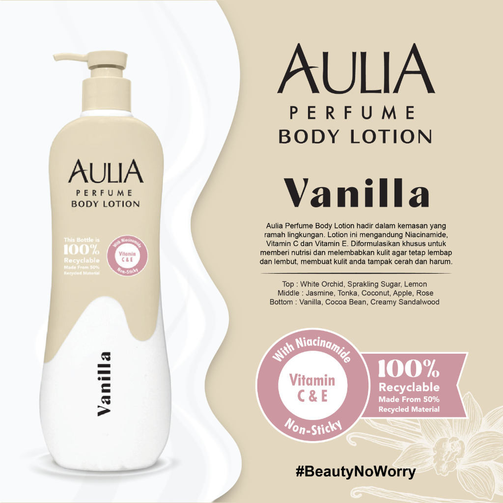 Jual AULIA Perfume Body Lotion 600 ml | Shopee Indonesia