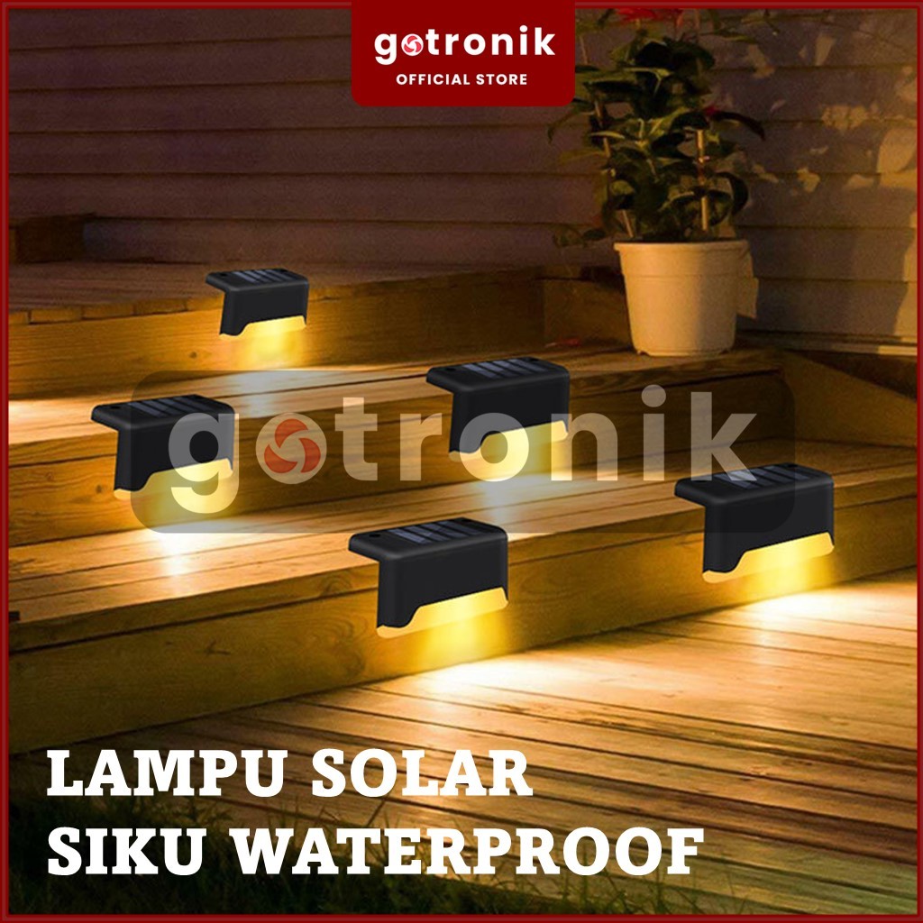 Jual Lampu Hias Solar Siku Tempel Outdoor Tenaga Surya Panel Solar Cell ...