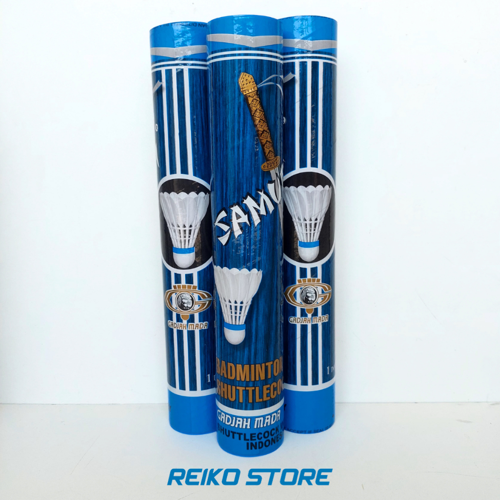 Jual Kok Shuttlecock SAMURAI BIRU BLUE BY GAJAH MADA GADJAH MADA GM ...