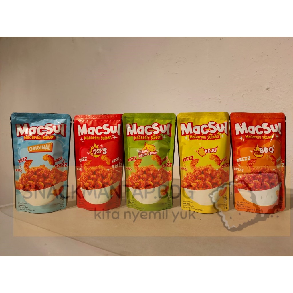 Jual [ SNACKMANTAPBDG ] MACARONI MACSUL MACARONI SULTAN ANEKA RASA ...