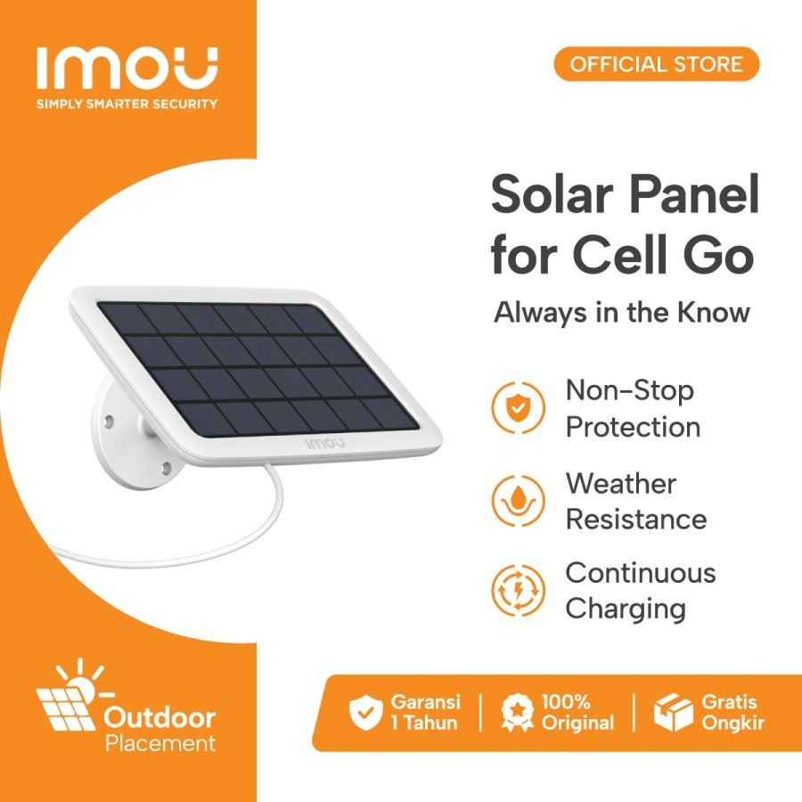 Jual Solar Panel Imou FSP12 Charging for Cell 2/Cell Go Only Solar ...