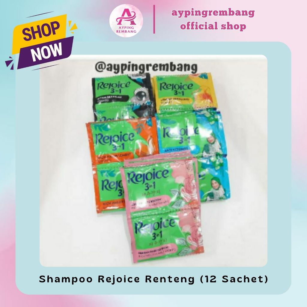 Jual Shampoo Rejoice Renteng (12 Sachet) | Shopee Indonesia