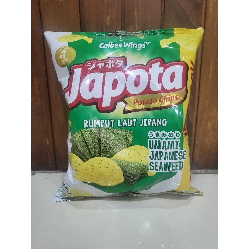 Jual JAPOTA potato chips rasa rumput laut jepang 120gr | Shopee Indonesia
