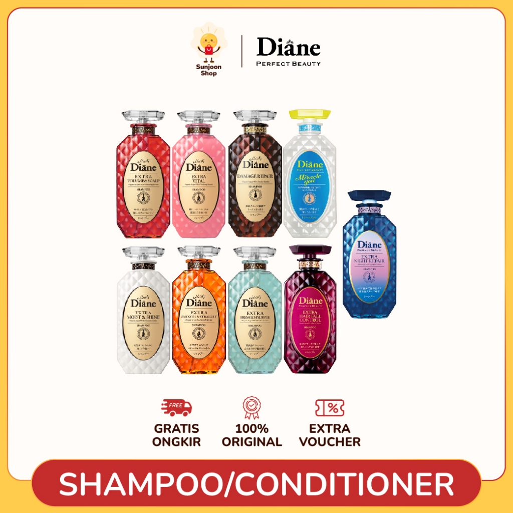Jual MOIST DIANE Shampoo / Conditioner Treatment - Perfect Beauty ...