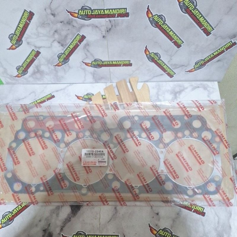 Jual Gasket cylinder head/paking head/paking deksel/paking only Dyna HT125 Merk Hino | Shopee ...