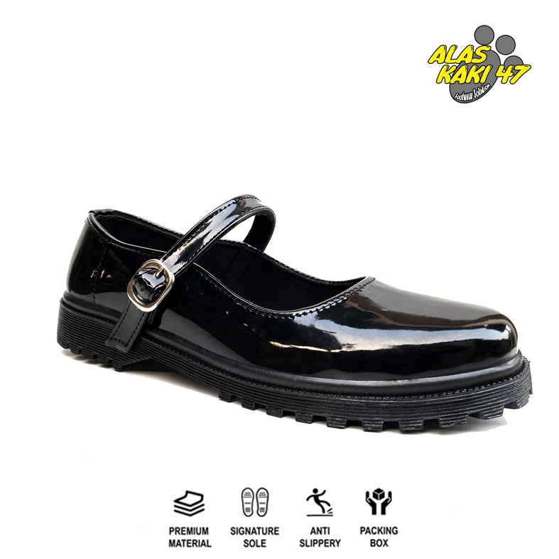 Jual Alaskaki Sepatu Wanita Paskib Pantofel Formal Sekolah Kantoran ...