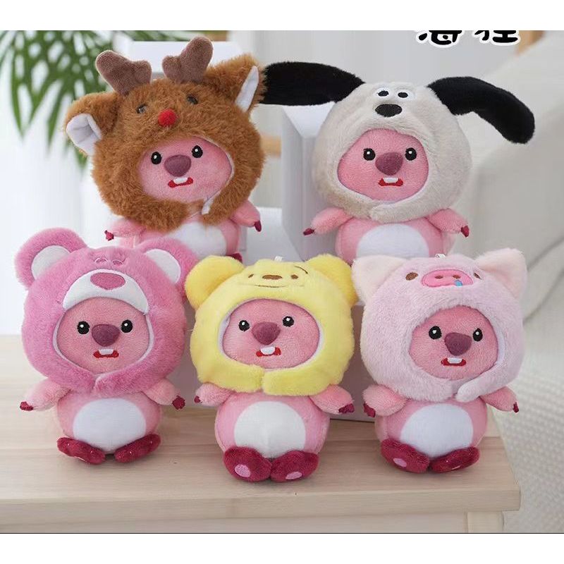 Jual loopy pororo keychain plush gantungan kunci lucu | Shopee Indonesia