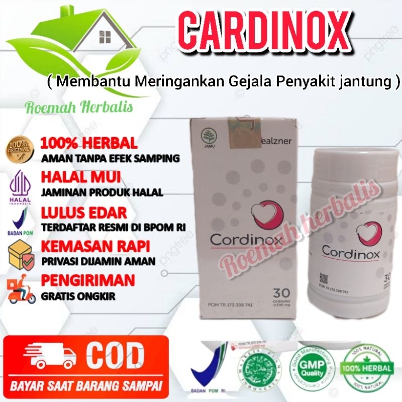 Jual Cordinox 100% Asli Original Herbal Obat Darah Tinggi Hipertensi ...