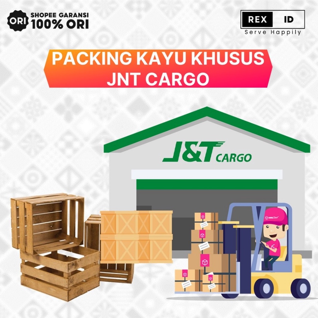 Jual KODE U23Z PACKING KAYU KHUSUS JNT CARGO | Shopee Indonesia