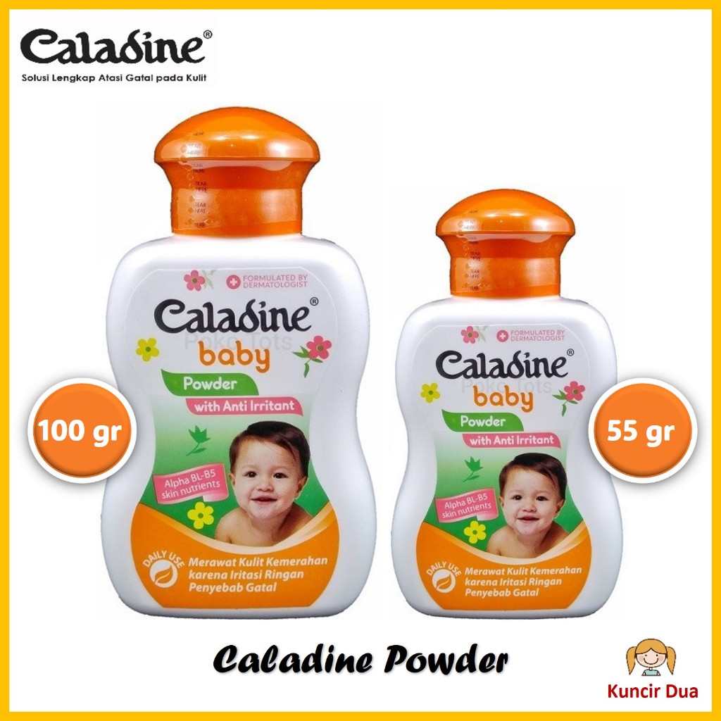 Jual Caladine Powder Bedak Bayi Baby Tabur 55gr & 100gr Botol ORIGINAL ...