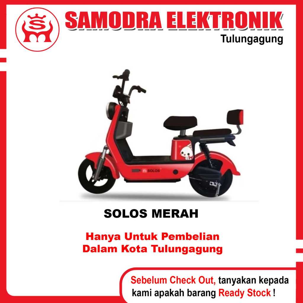Jual Sepeda Listrik SOLOS SG10 | Electric Bike Solos | Shopee Indonesia