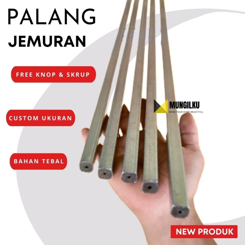 Jual PALANG BESI GALVANIS / BESI JEMURAN/ PIPA JEMURAN LIPAT STAINLESS ...