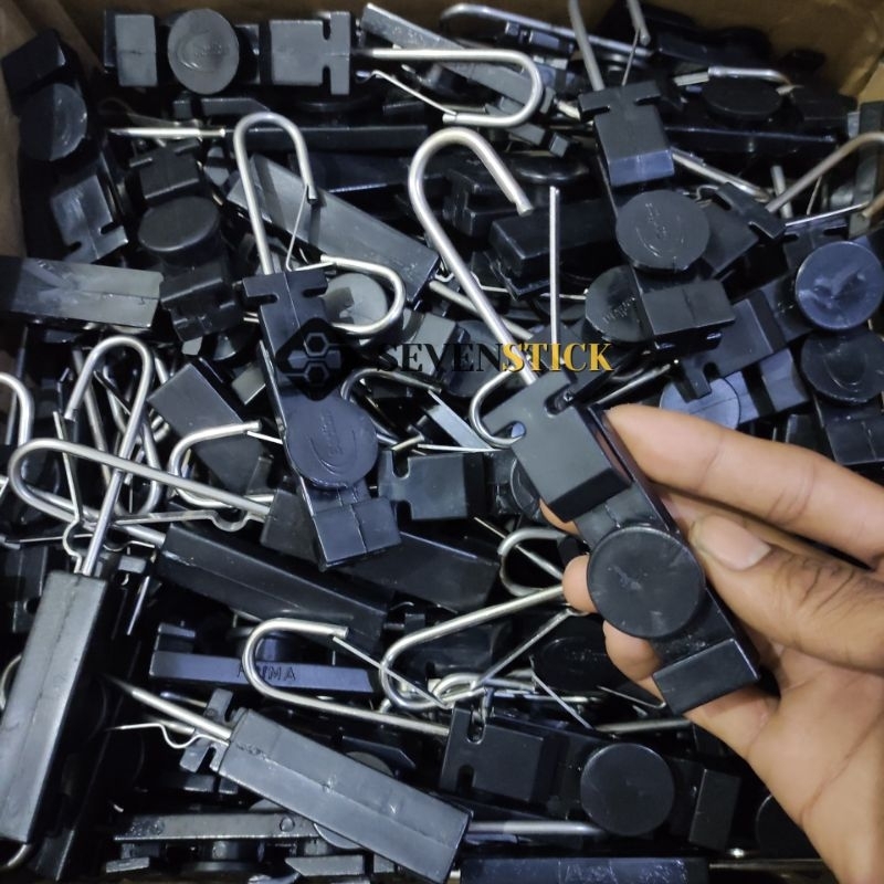 Jual S Clamp Klem Pengait Kabel Drop Precon Fiber Optik | Shopee Indonesia