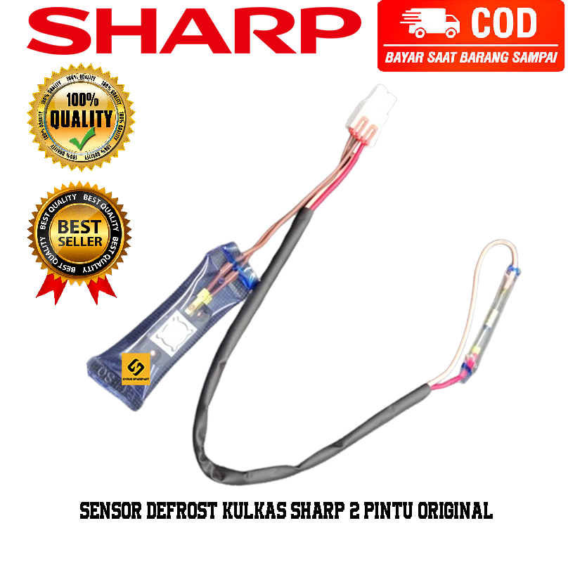 Jual Sensor Defrost Bimetal Kulkas Sharp 2 Pintu Original | Shopee ...