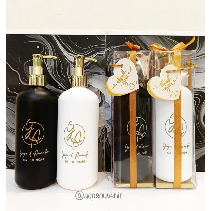 Jual SOUVENIR BOTOL SABUN PUMP CUSTOM DOFF KEMASAN MIKA / SOUVENIR ...