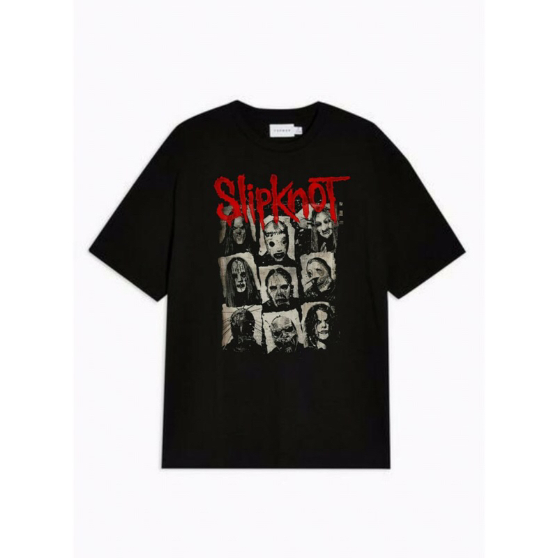 Jual kaos band slipknot - 24s cotton combed - sablon plastisol | Shopee ...