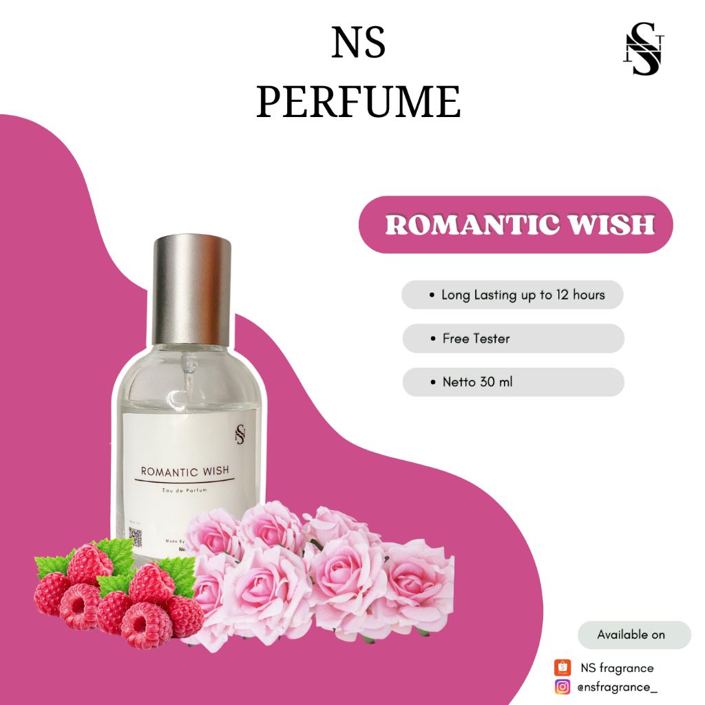 Jual NS Perfume - [BARU] Parfum 30ml Romantic Wish Wangi Bunga Feminim ...